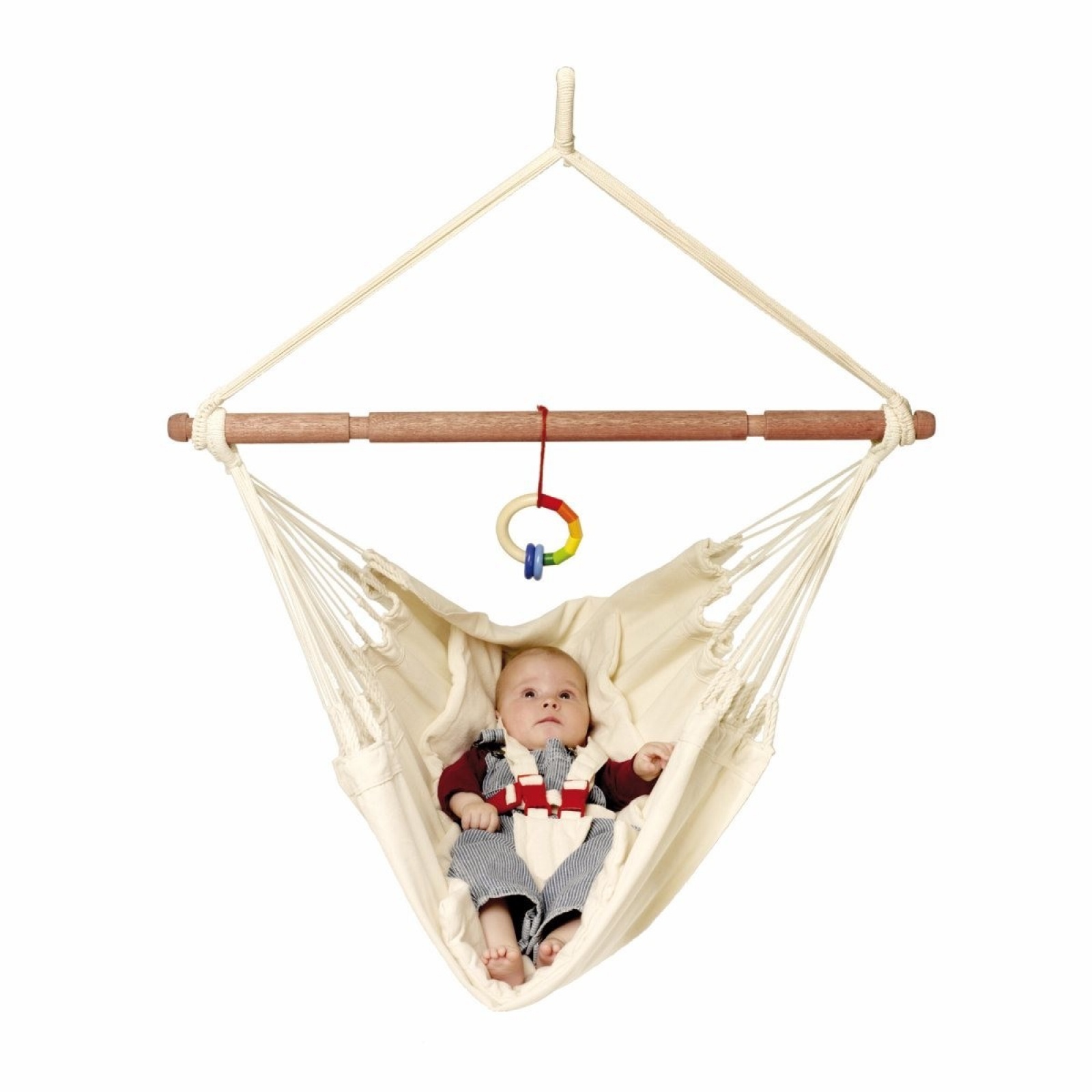LA SIESTA - Hamac bébé YAYITA en coton bio avec fixations multi-surface