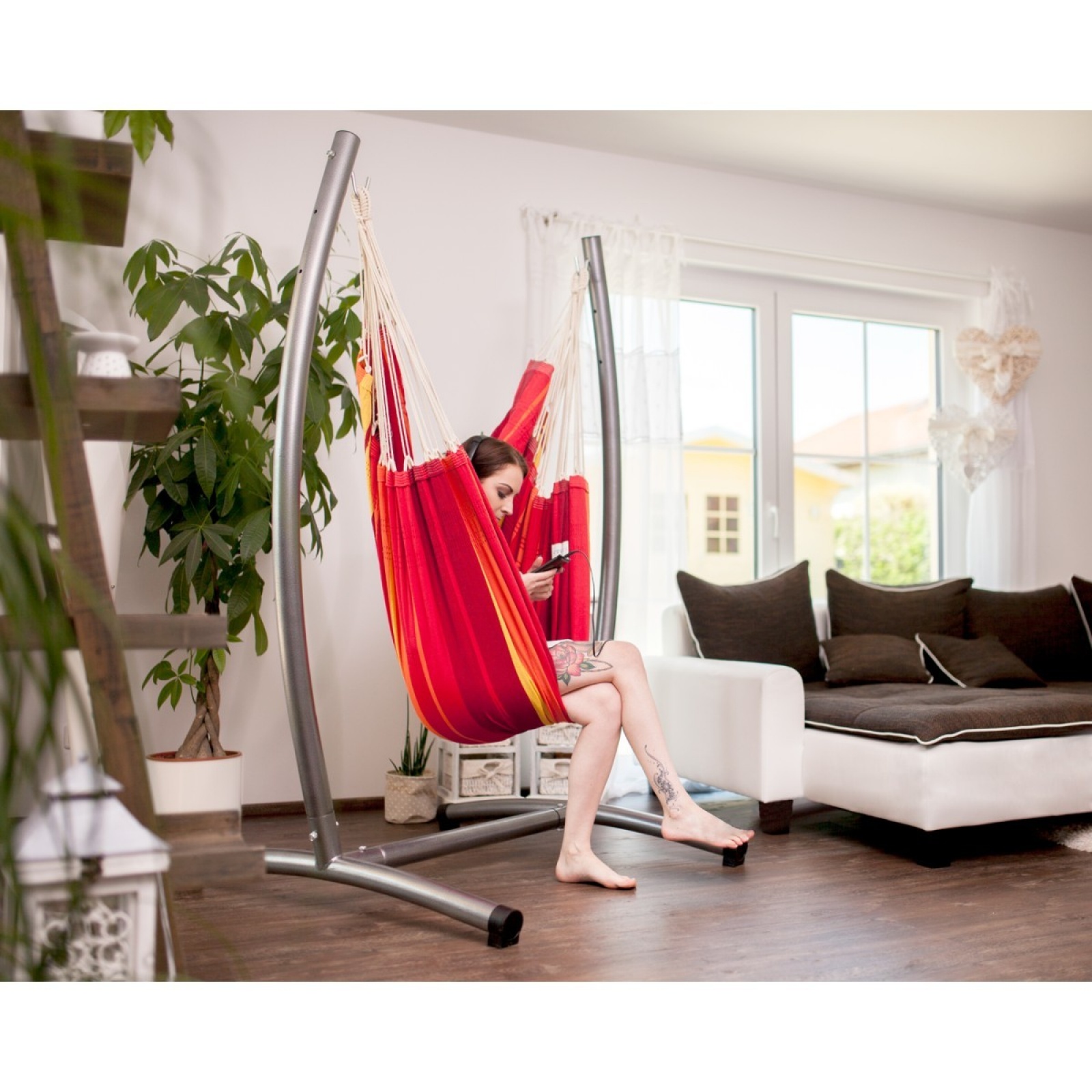 Support Chaise-Hamac OMEGA Rockstone Anthracite